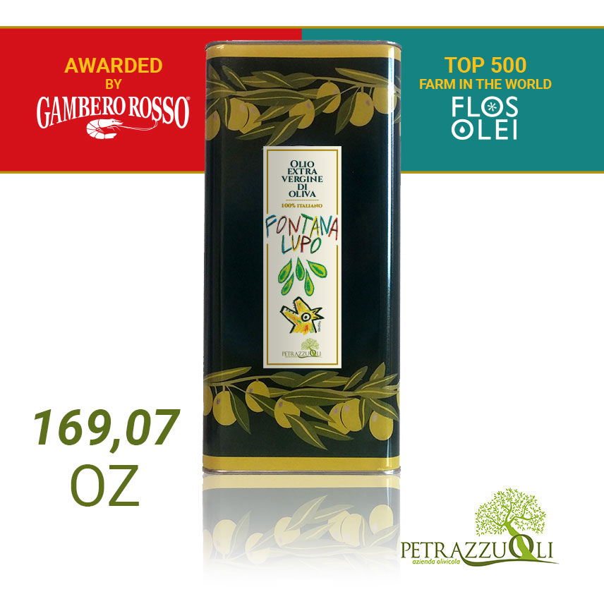 Extra Virgin Olive Oil - Fontana Lupo 169,07 Oz | Petrazzuoli